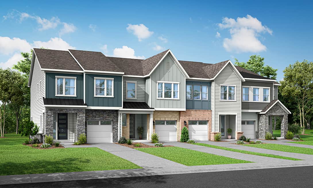 02 Tri Pointe NC Chatham Park Front Load TH Building 2 Lots 582 585 CS ...