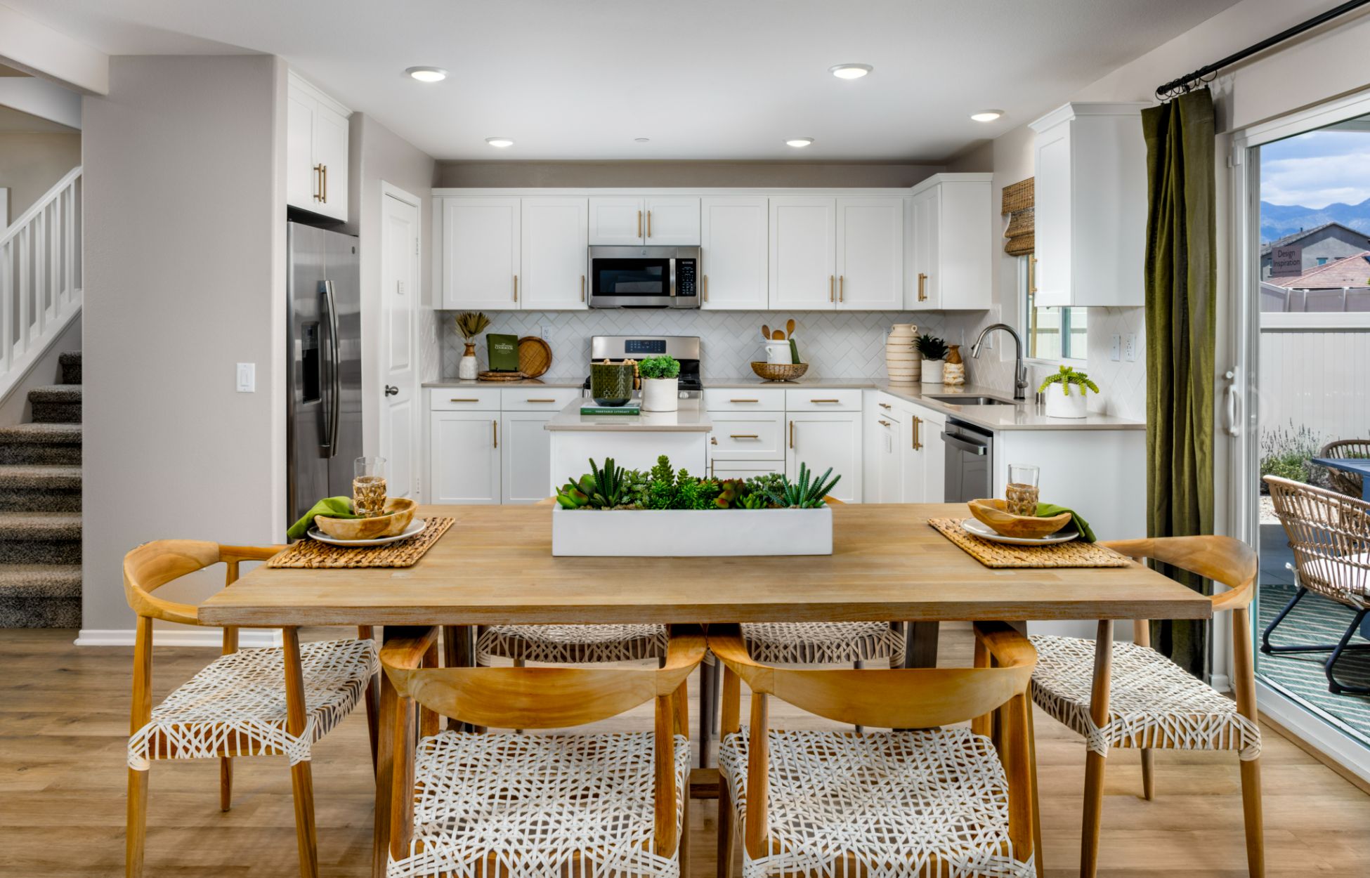 Hawthorne Plan 2 - Dining Room and Kitchen