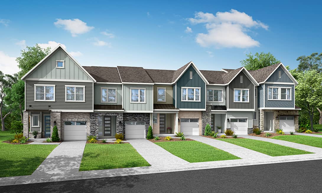 05 Tri Pointe NC Chatham Park Front Load TH Building 5 Lots 577 581 CS ...