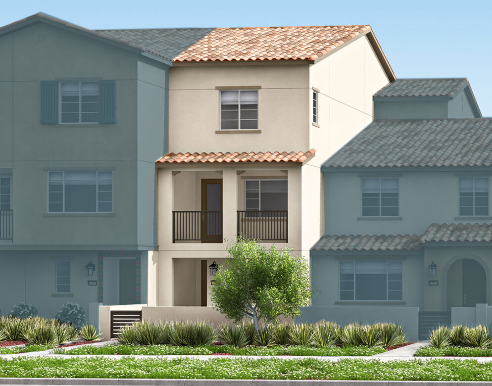 Cedar Row Plan 6 Exterior Style A