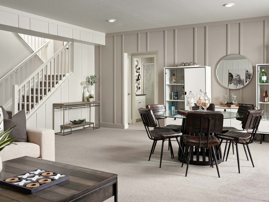 Example of Plan 4031 - Optional Finished Basement