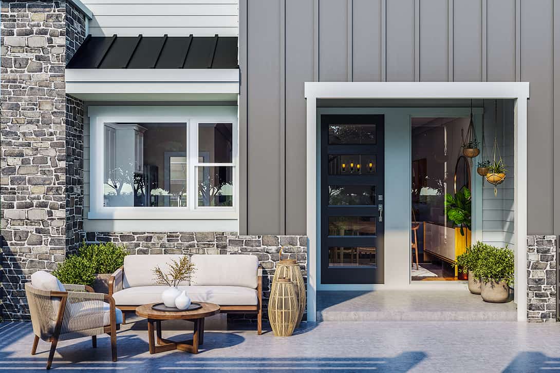 Townes at Chatham Park Plan 4 Outdoor Living Space