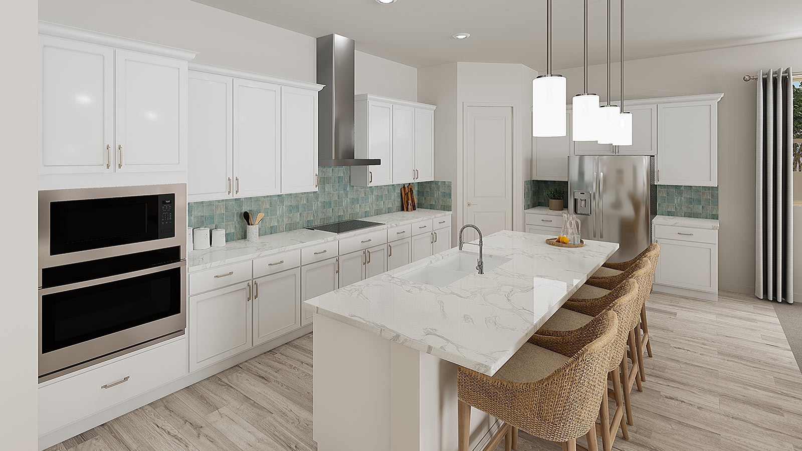 Juniper Floorplan Rendering at Waterston Central