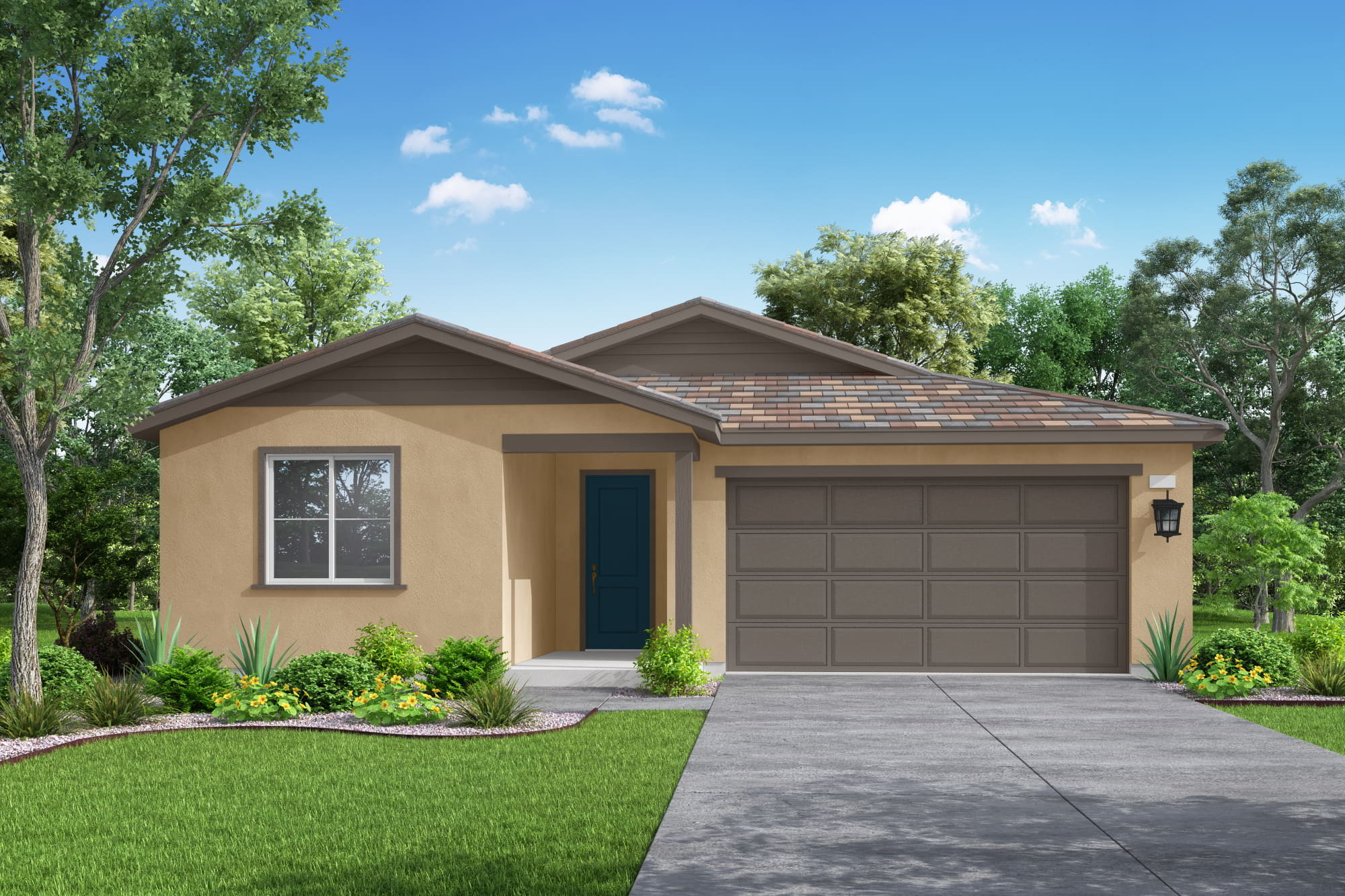 Linwood - Plan 1A - Exterior Rendering