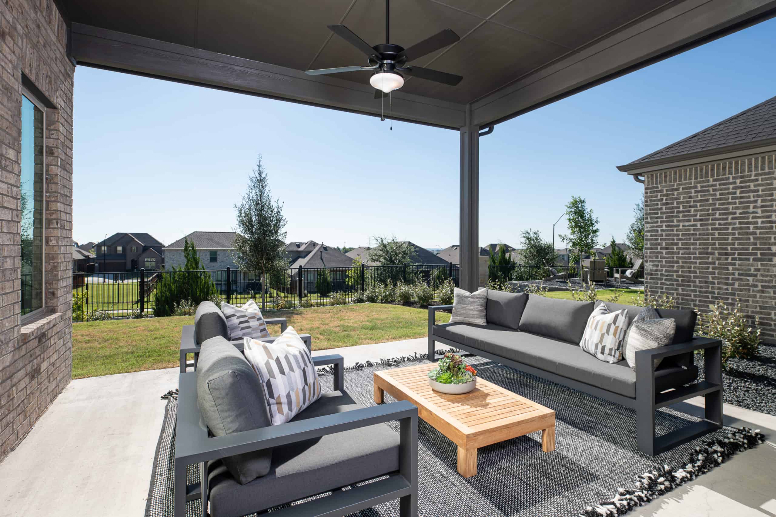 Logan Model Home Covered Outdoor Living