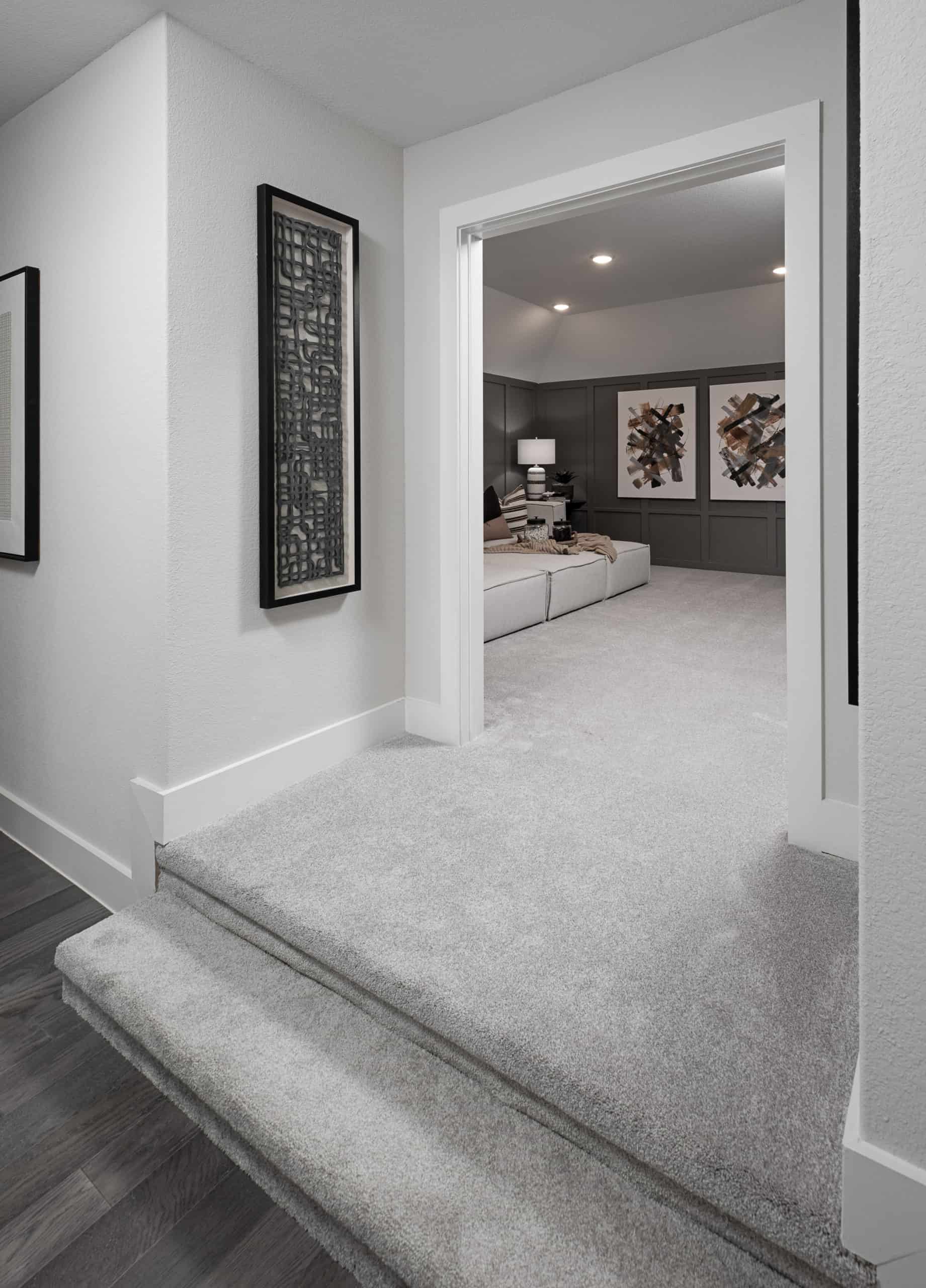 Logan Model Home Media Room