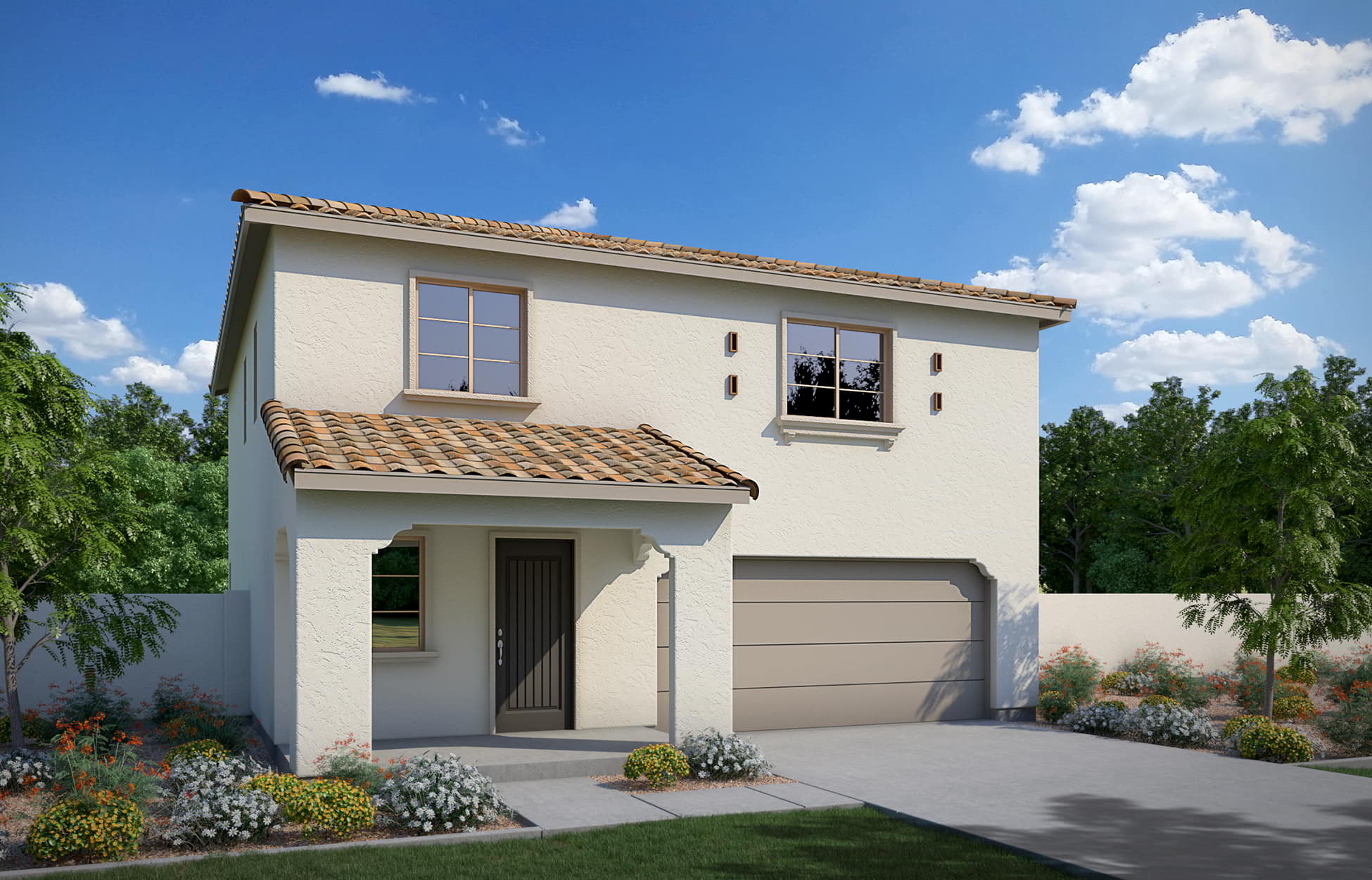 Southcreek - Plan 1B - Exterior Rendering