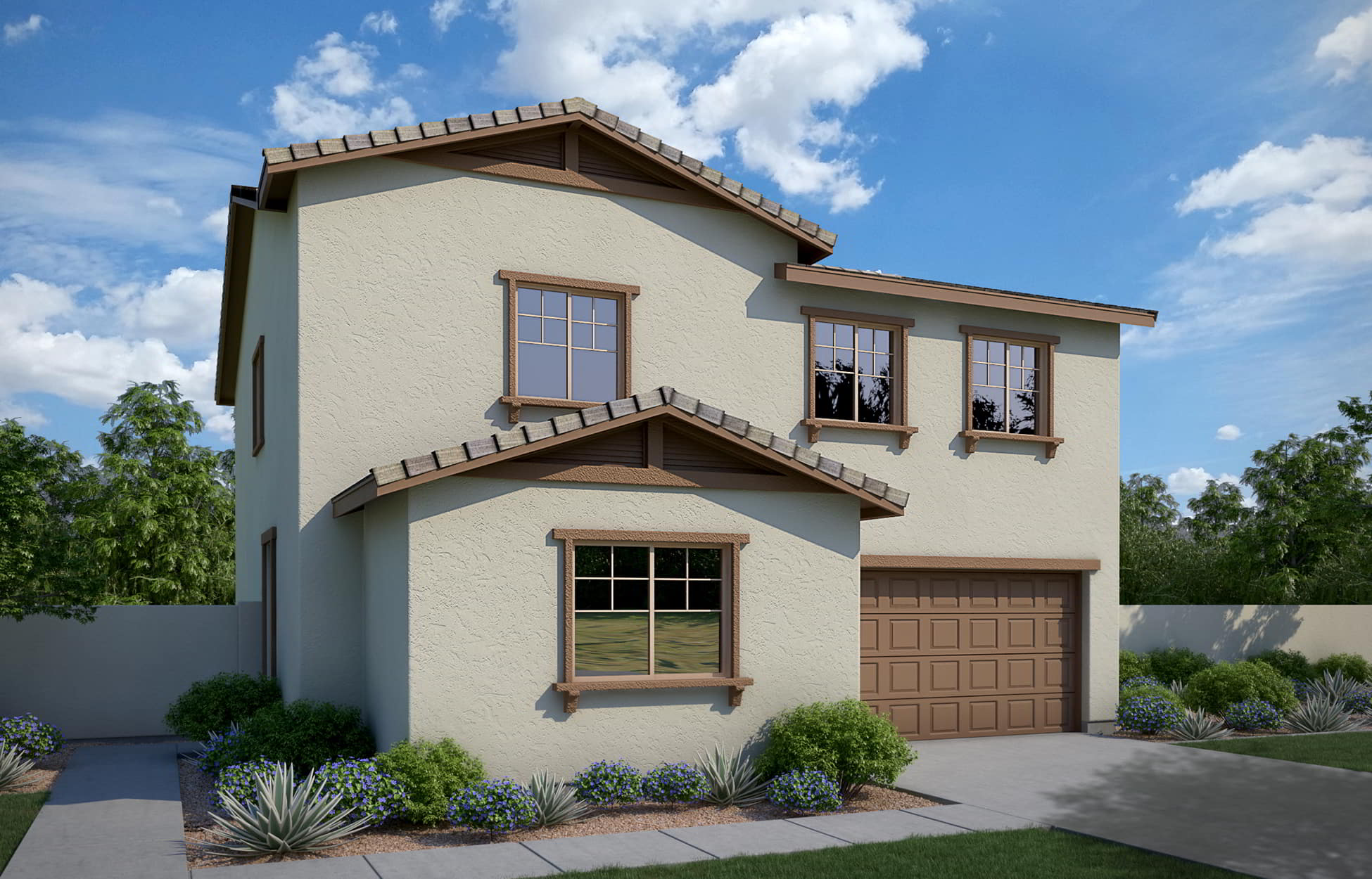 Southcreek - Plan 2C - Exterior Rendering