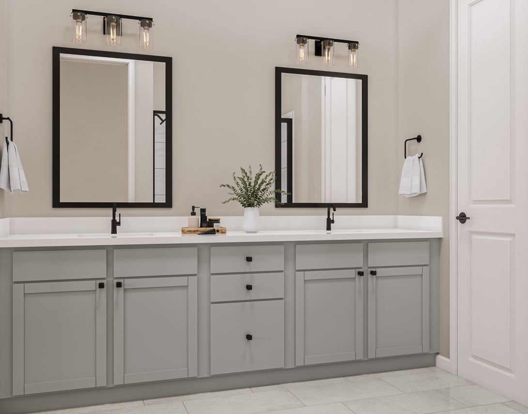 Plan 3405 | Interior Rendering Primary Bath Suite